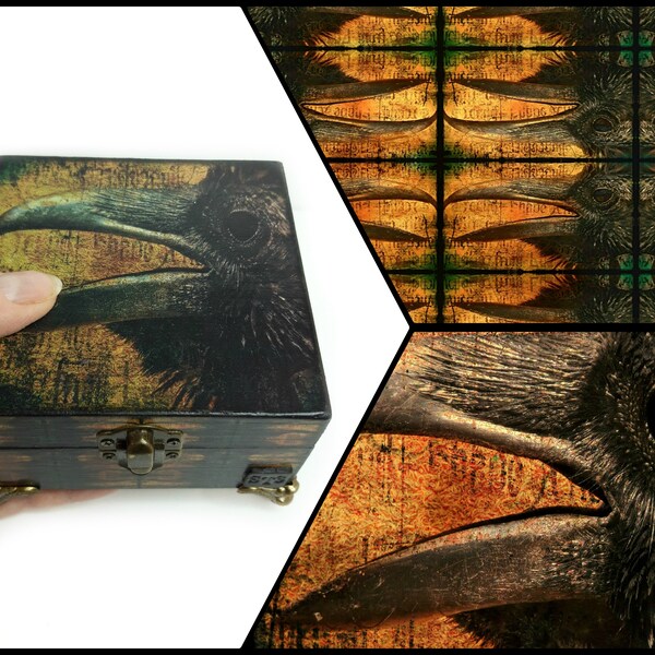 Raven Decoupage Paper - Etsy