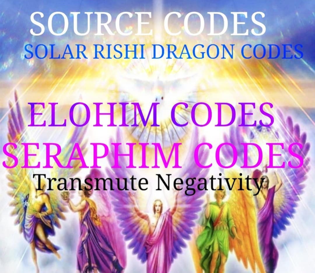 Source, Solar Rishi, Elohim, and Seraphim Codes - Etsy