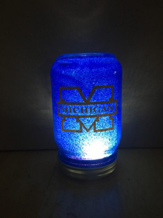 Michigan U of M Night Light U of M Gift U of M Decor - Etsy