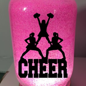 Customizable and Personalizable Cheerleading Night Light Gift - Etsy