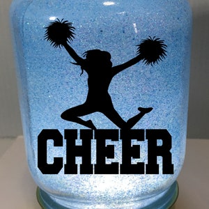 Customizable and Personalizable Cheerleading Night Light Gift - Etsy