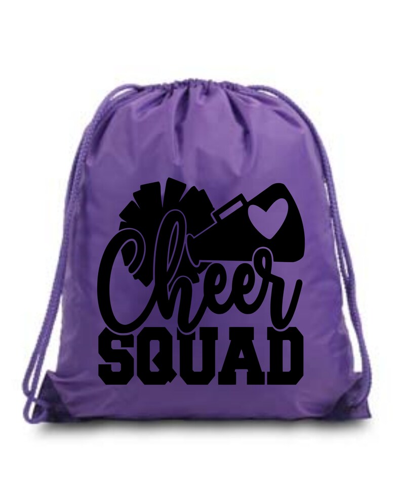 Cheer Squad Drawstring Bag - Etsy