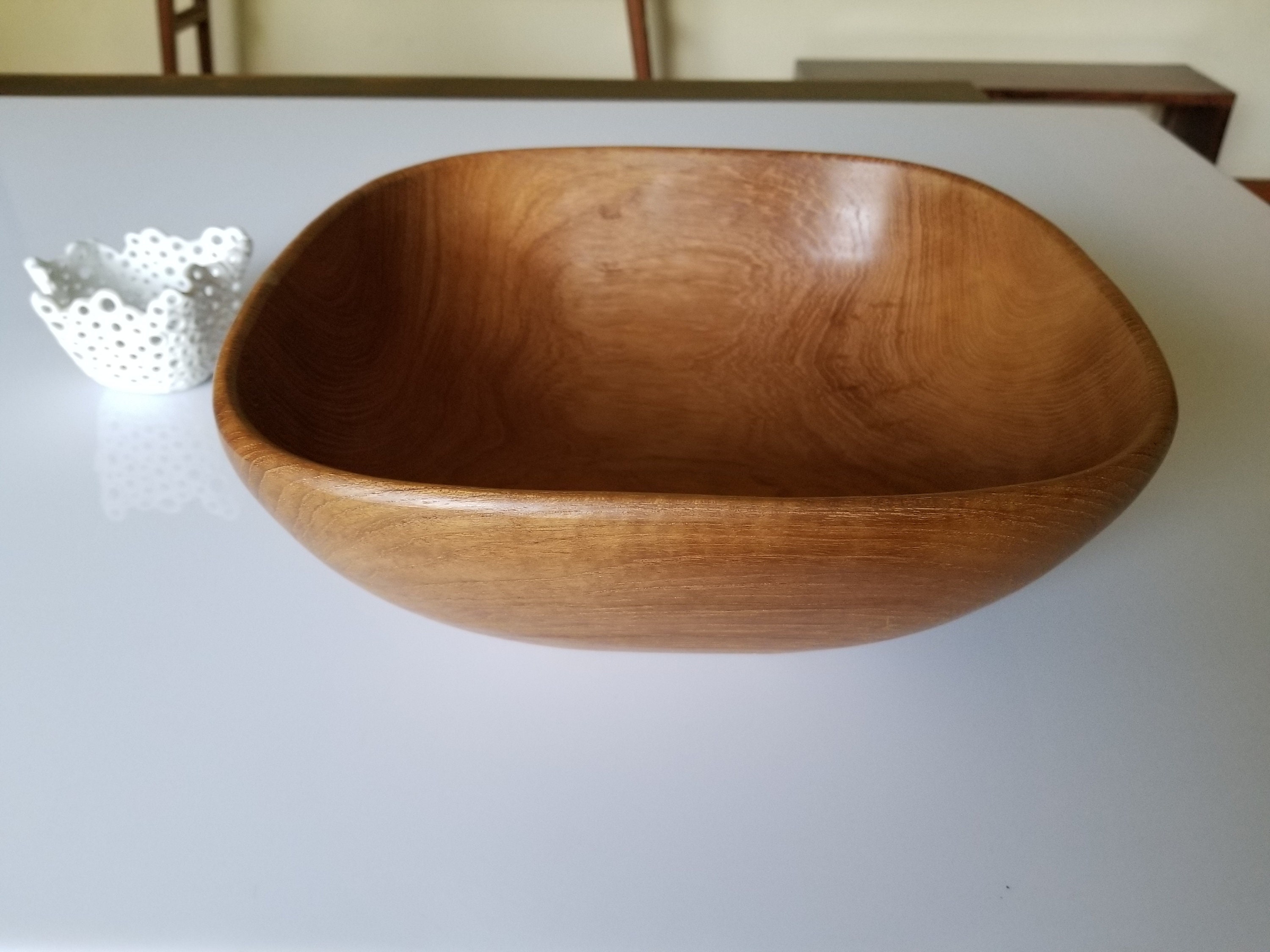 Teak Square Mini Bowl - Etsy