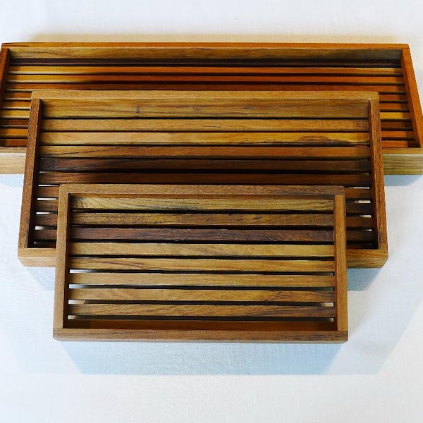 Teak Serving Tray - Etsy
