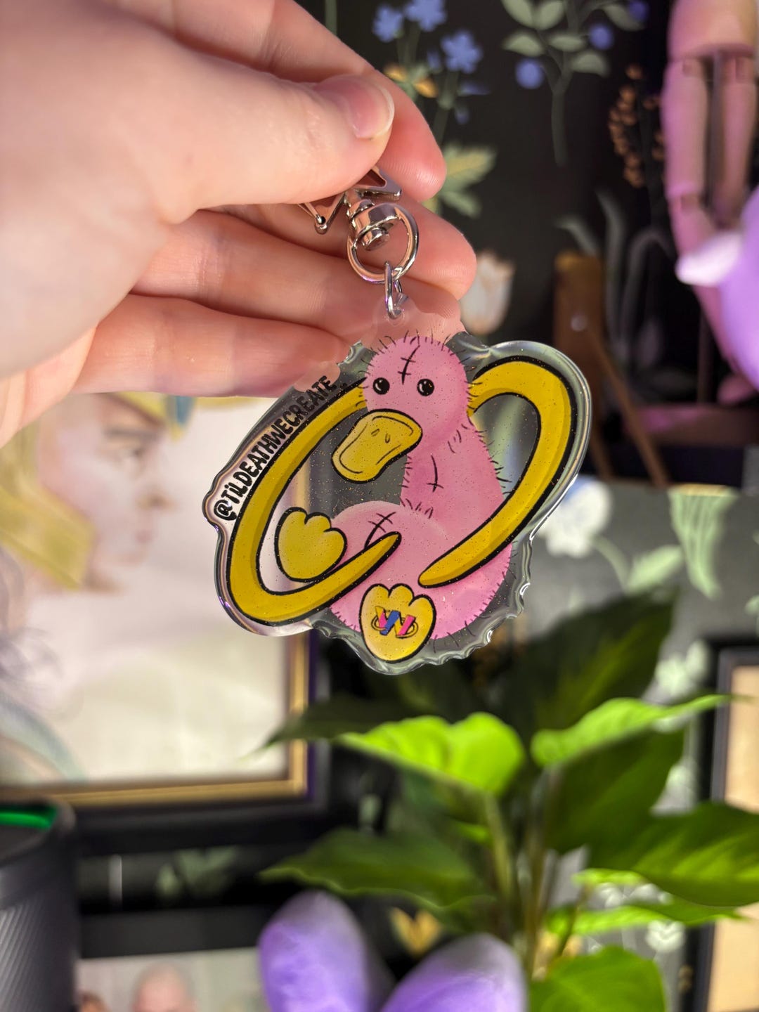 Plushie Google Keychain - Etsy