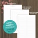 Lined Notes Inserts Planner Printable Inserts Journal - Etsy