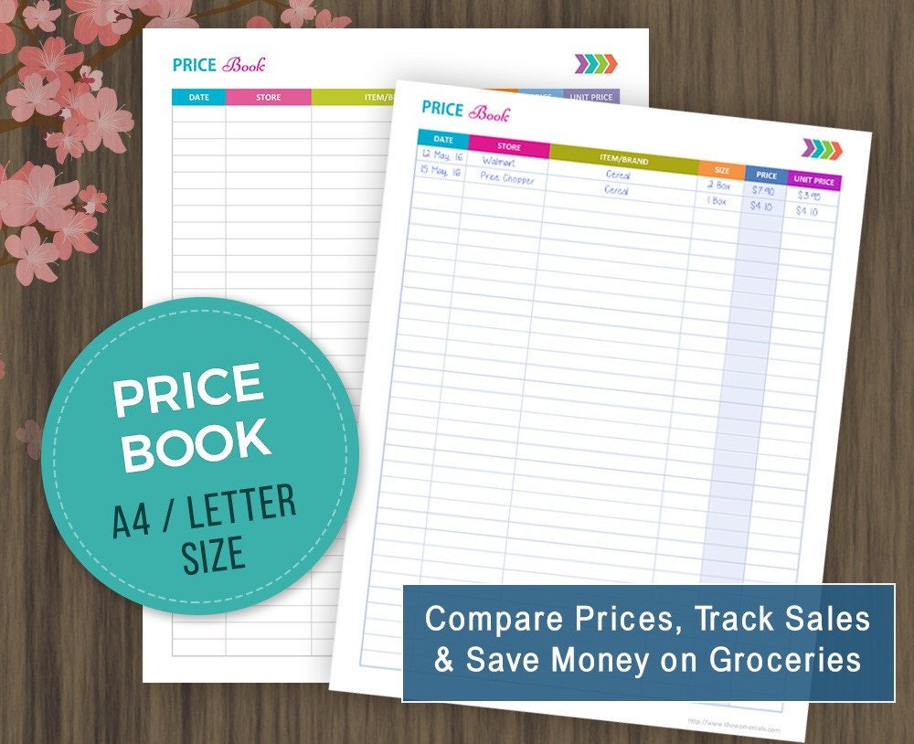 Compare Prices Track Sales Save Money on GroceriesPrice | Etsy