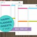 Happy Planner Inserts, to Do List Printable, Todo Planner, Daily to Do ...