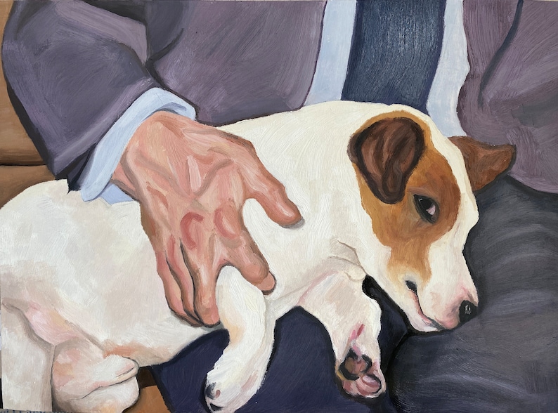 Dog, Dog, Lucian Freud, Famous Painting, Portrait, Oil on Canvas, Oil ...