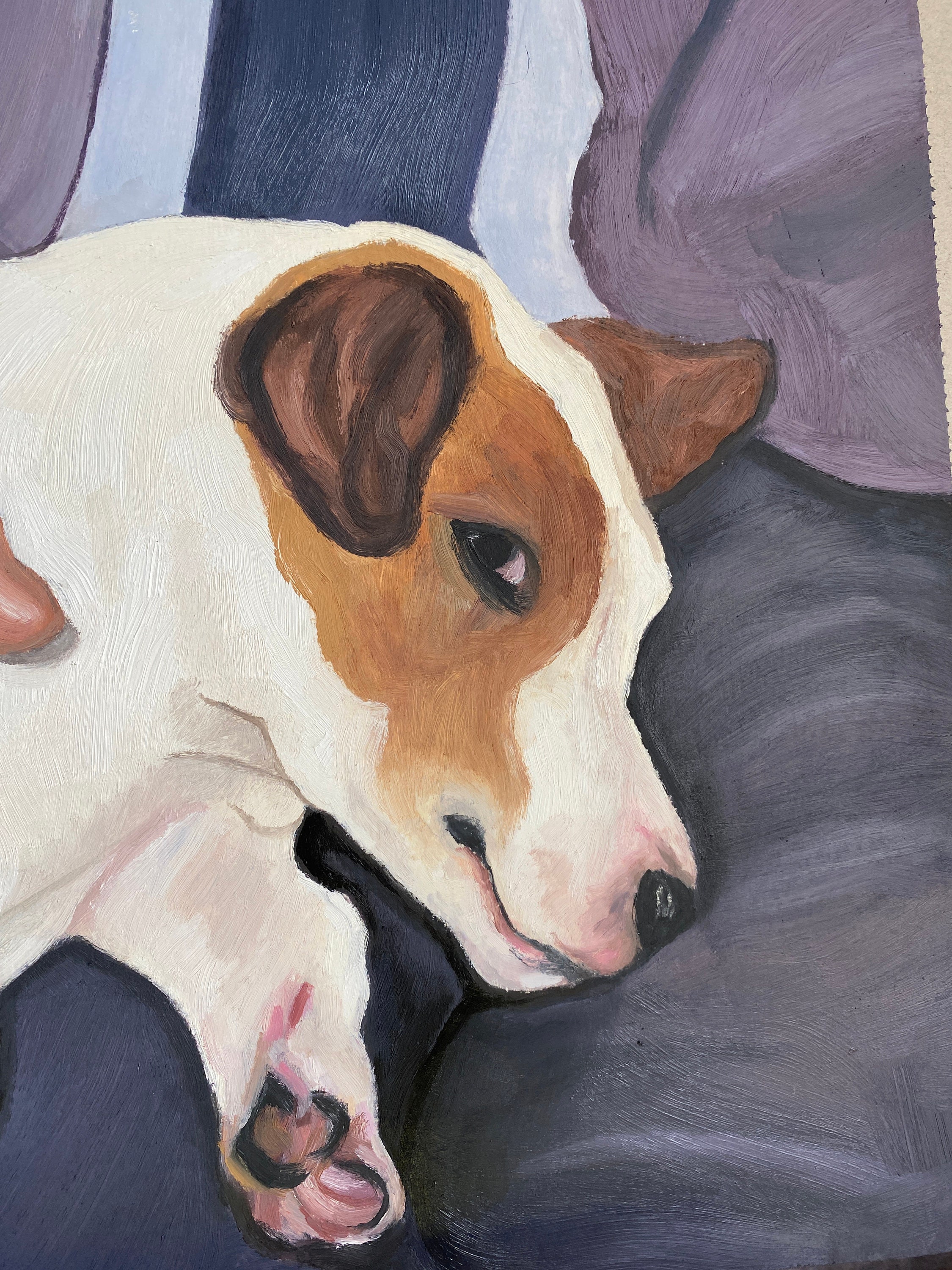 Dog, Dog, Lucian Freud, Famous Painting, Portrait, Oil on Canvas, Oil ...