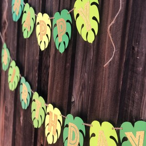 Tropical Birthday Banner - Tropical Party Decorations - Tropical Party ...
