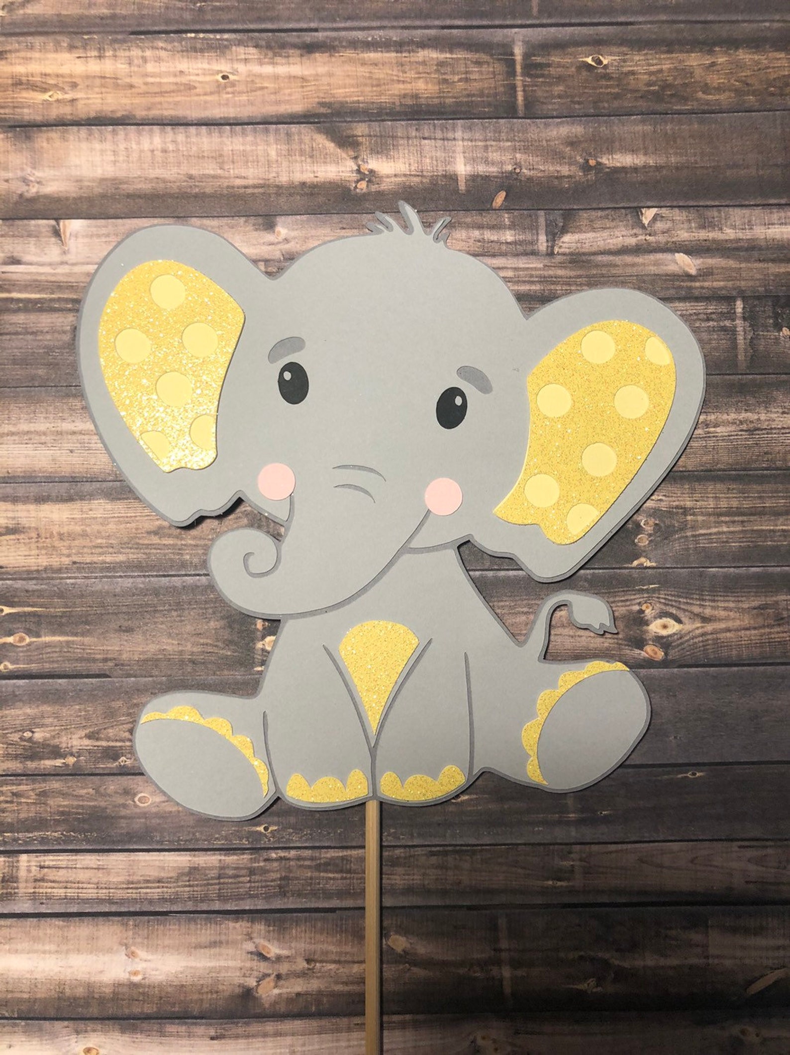 Elephant Centerpiece Toppers Elephant Party - Elephant Party Decor ...