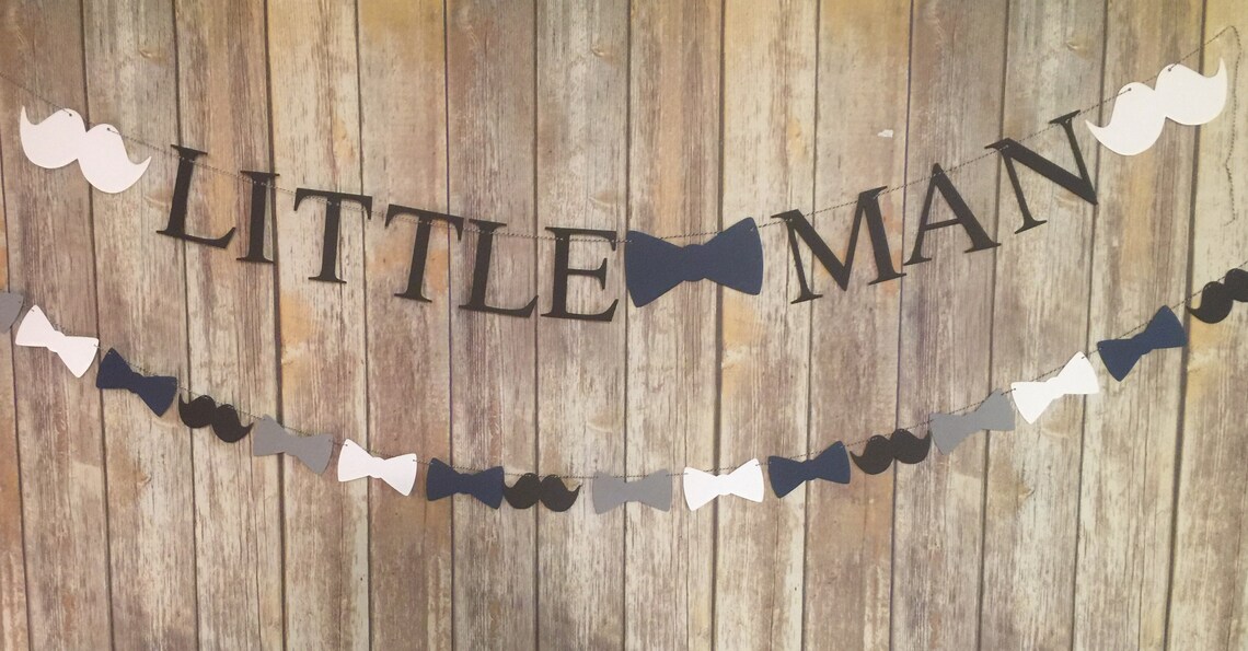 Little Man Baby Shower Little Man Banner Little Man - Etsy