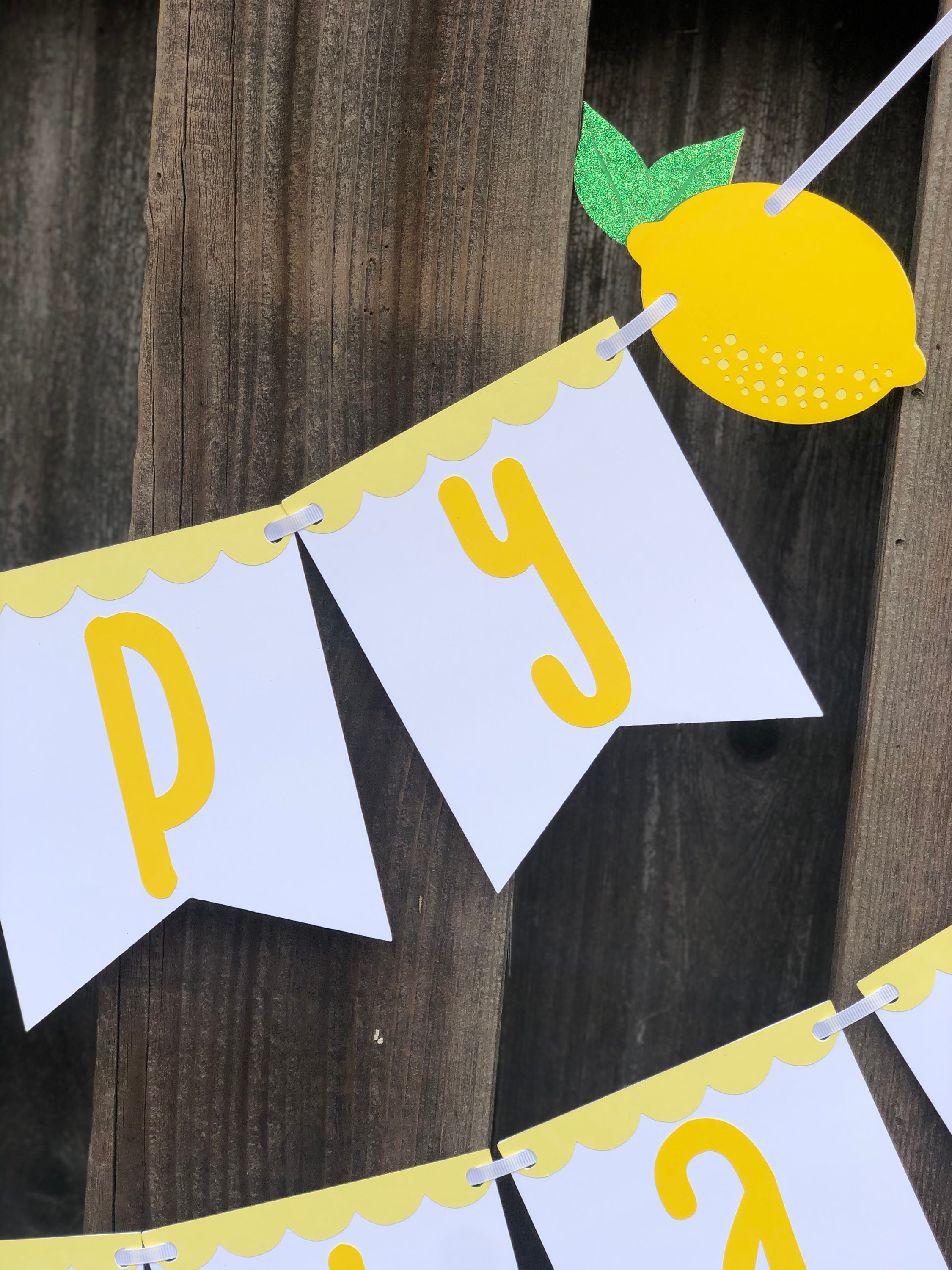 Lemon Banner Lemon Birthday Banner Lemon Birthday Main | Etsy