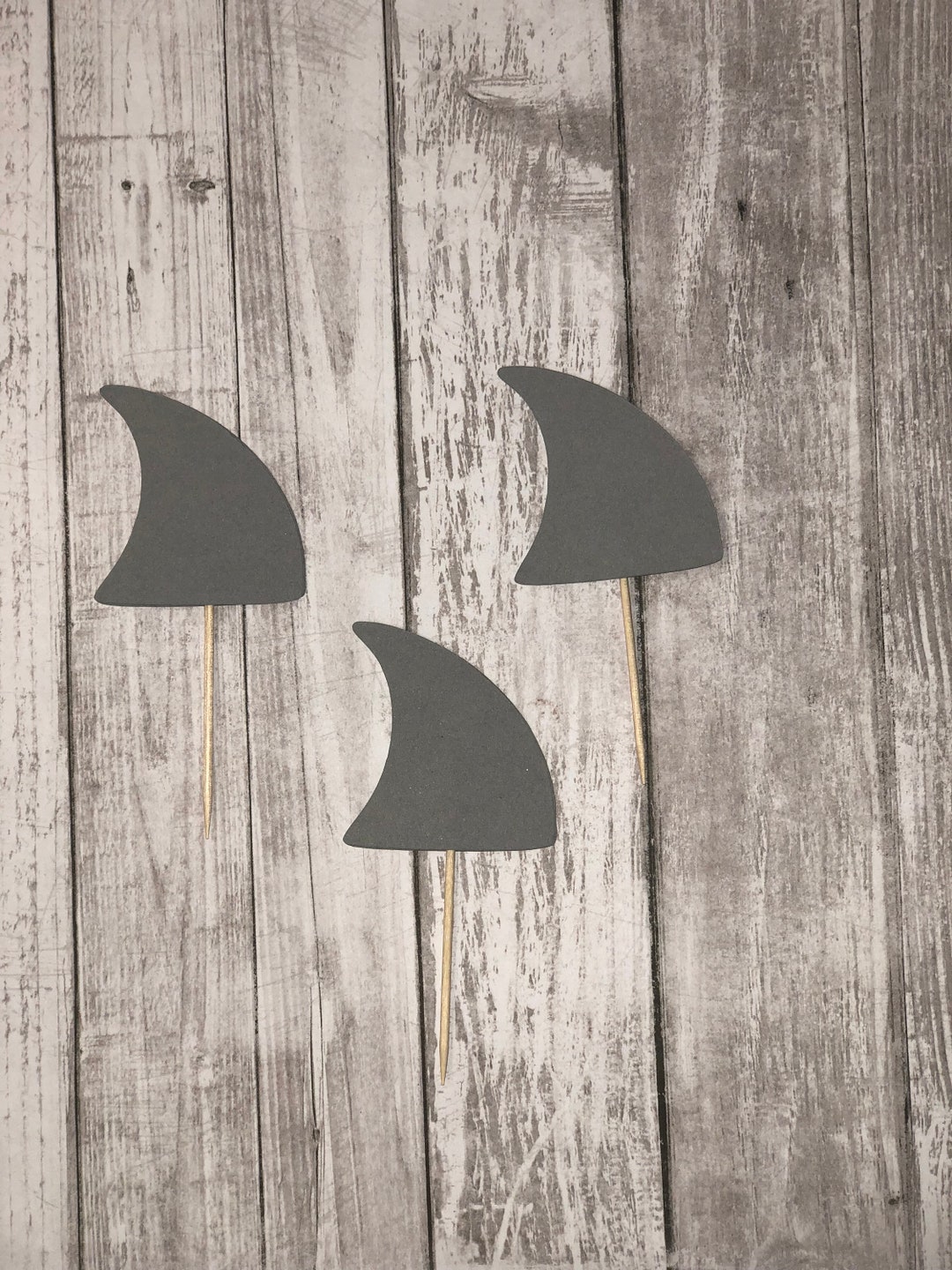 Shark Fin Cupcake Toppers - Shark - Fin - Sea Creatures - Under the Sea ...