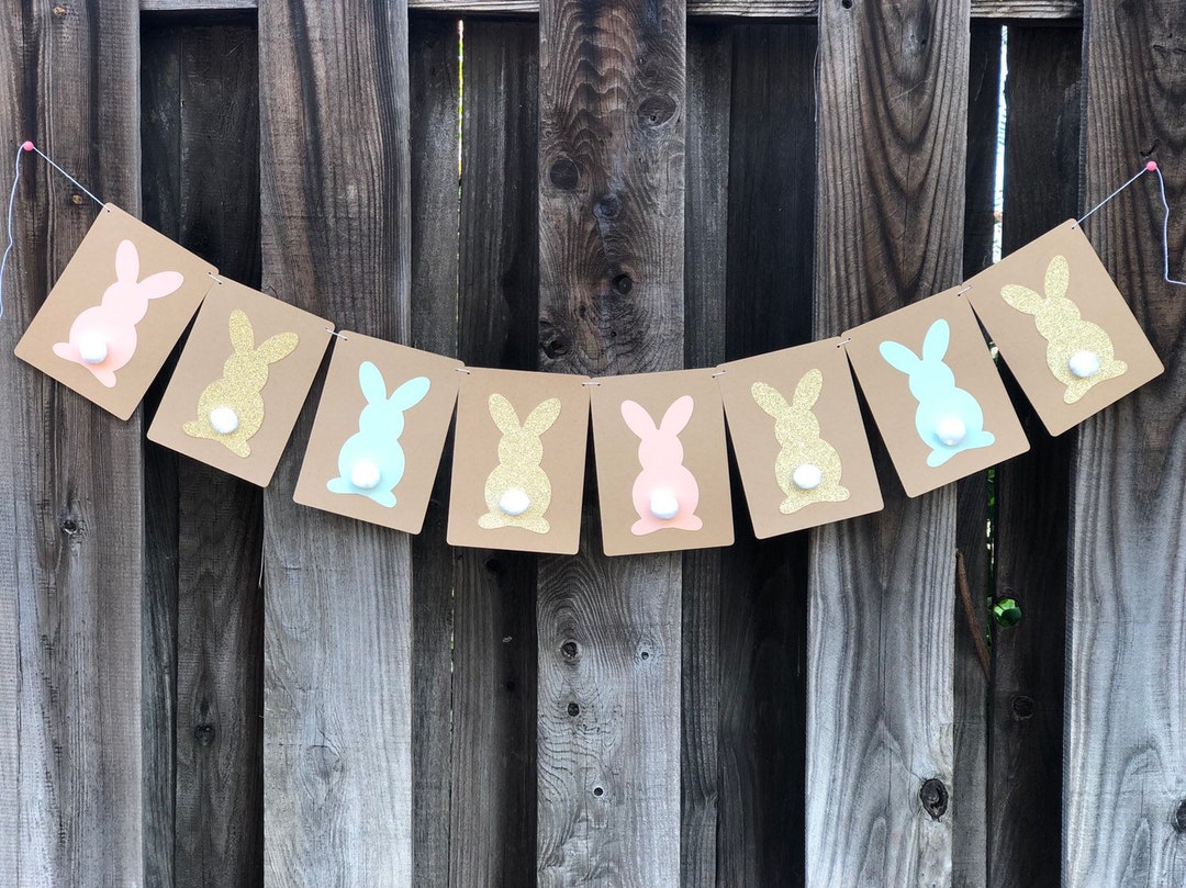 Bunny Banner - Some Bunny is One - Bunny Party - Bunny Decor - Easter ...