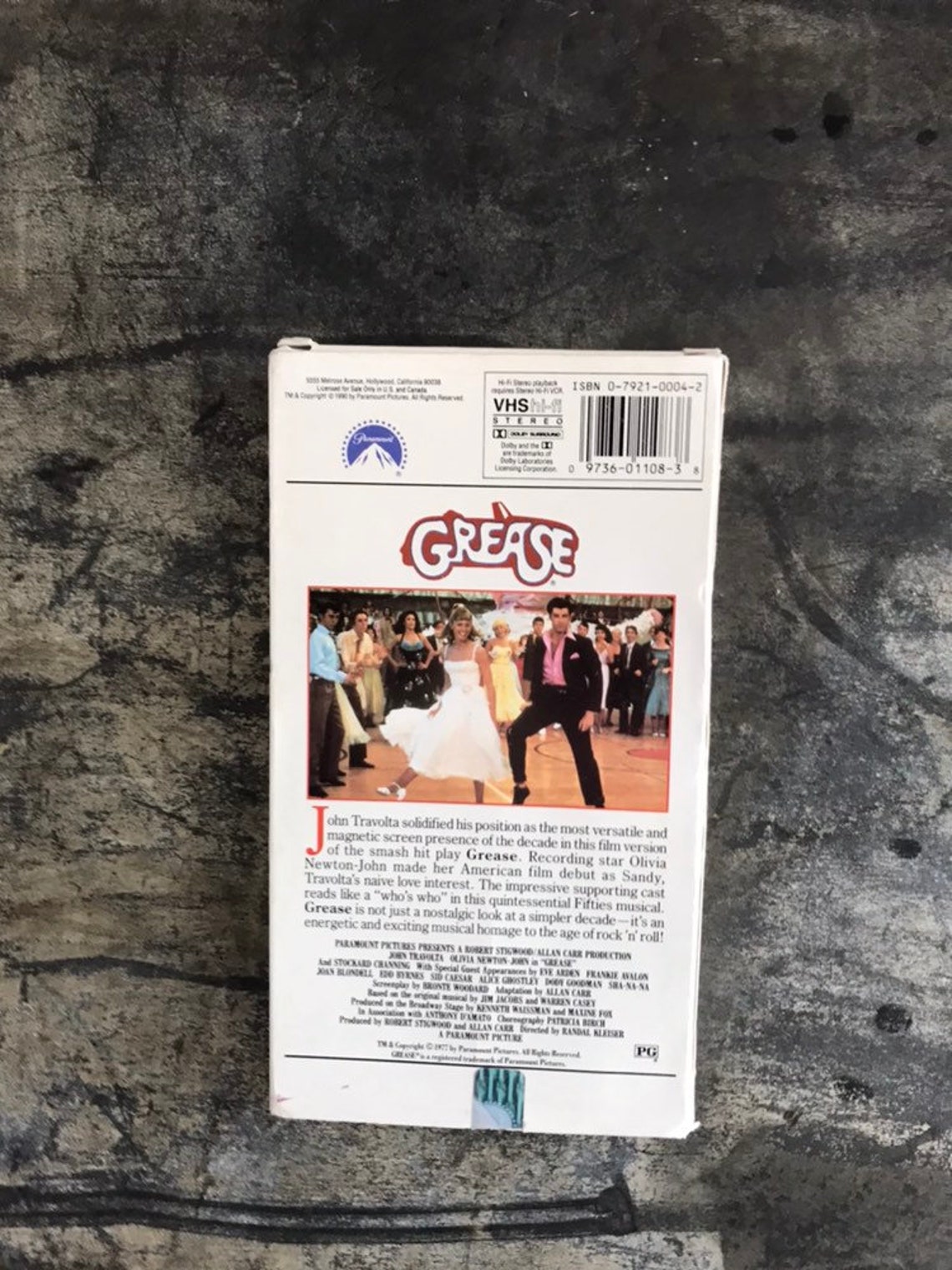 GREASE Vhs Movie Tape - Etsy