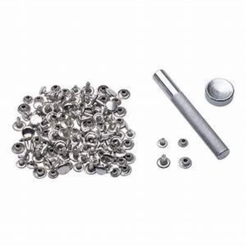 Versatile Rivet Kit: Anvil, Assorted Nickel, Silver Creek Realeather ...