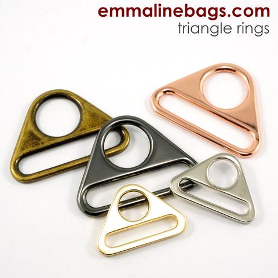 Triangle Strap Connectors Gold 1 Strap Connector - Etsy
