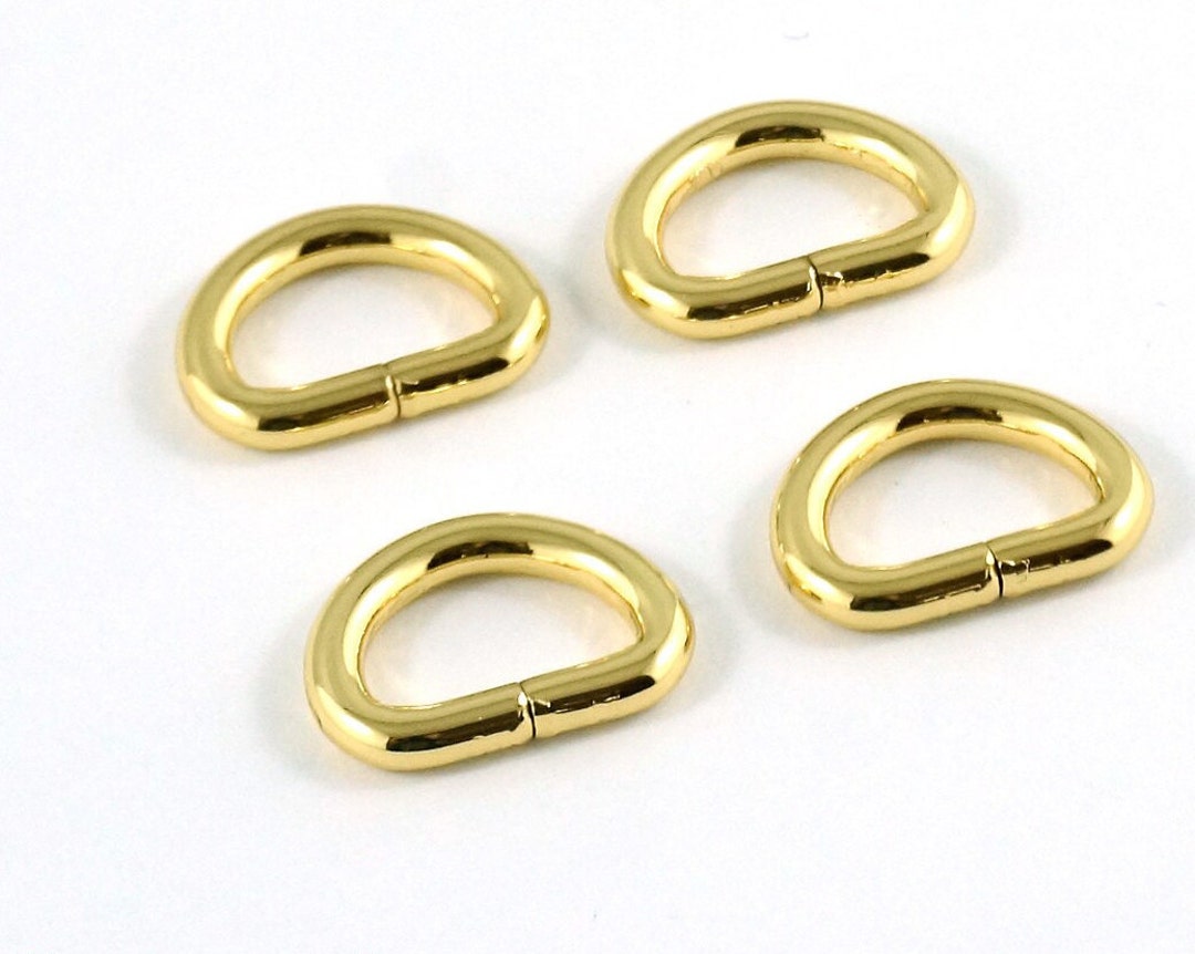 D-ring Hardware D-ring 1/2 D-ring Gold Half Inch - Etsy