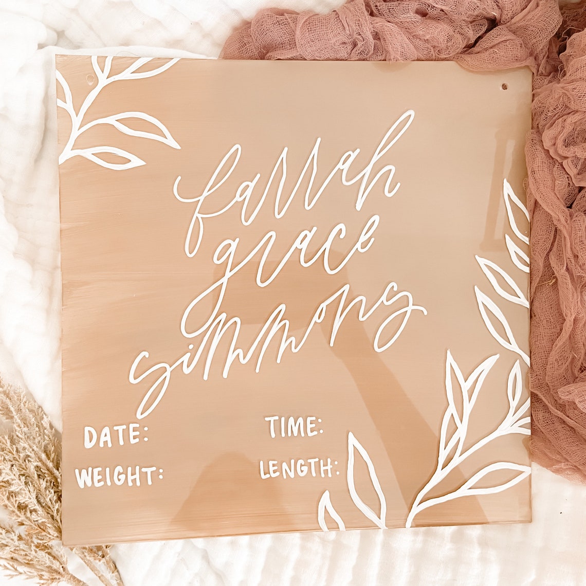 Custom Acrylic Hospital Door Sign Fully Custom Nursery Wall - Etsy