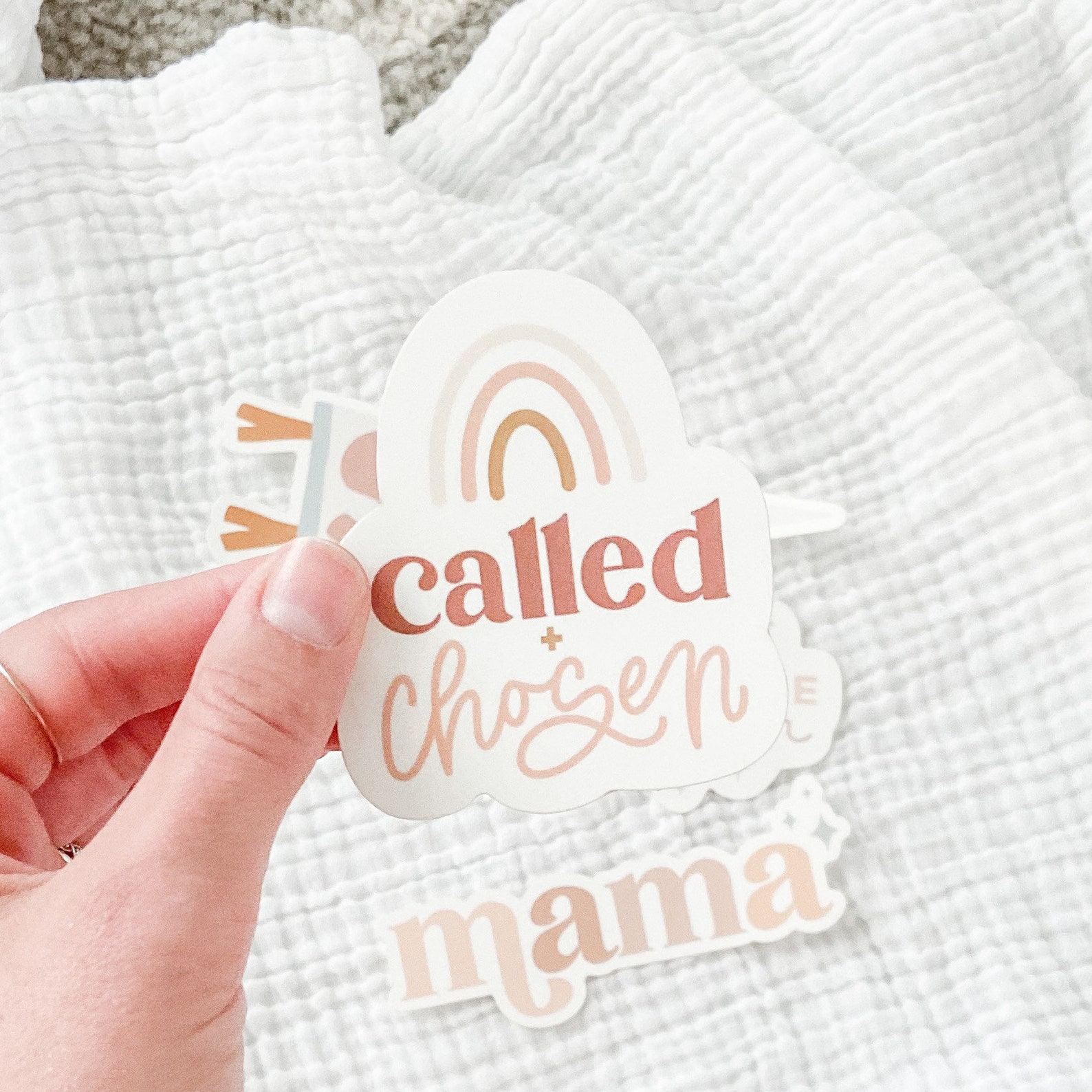Called + Chosen Sticker | Die Cut Sticker | Waterproof Sticker - Etsy
