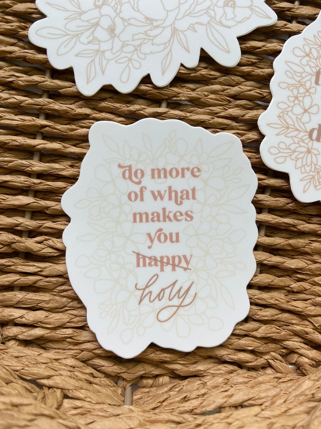 Holy Sticker | Die Cut Sticker | Waterproof Sticker - Etsy