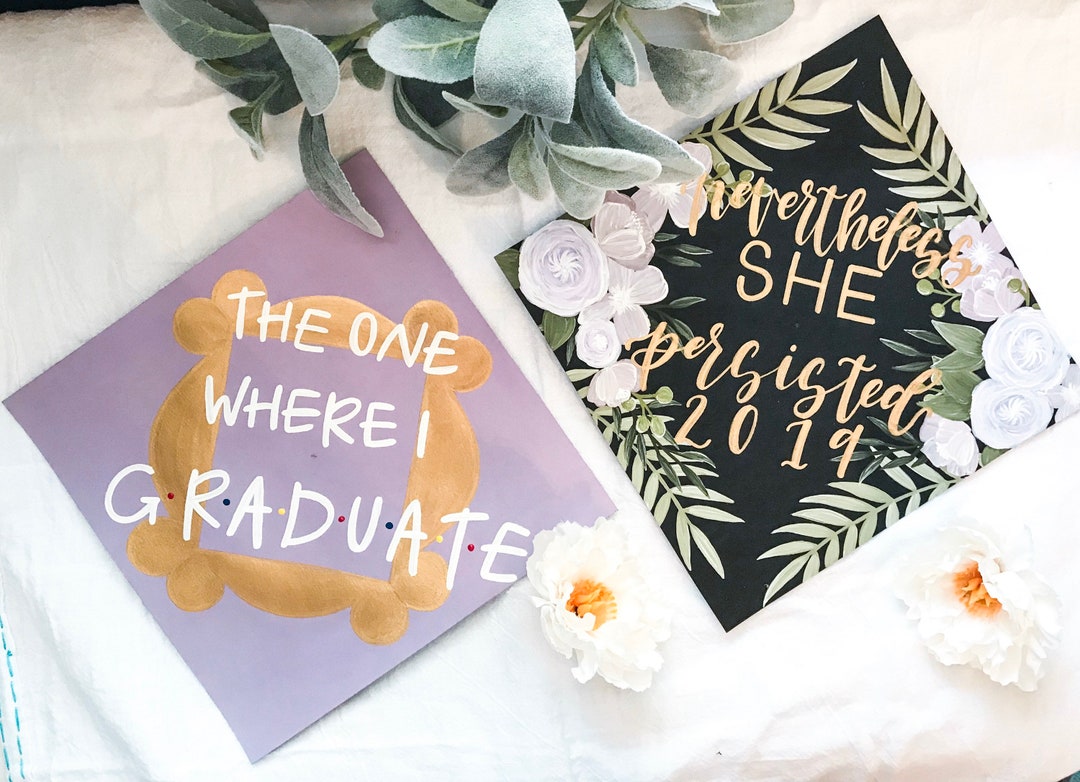 Custom Grad Cap Topper | Personalized Graduation Cap Topper | Hand ...