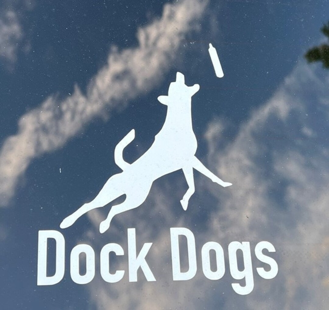 Dock Diving Vinyl Window Decal - Etsy