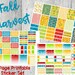 Fall Harvest Printable Planner Stickers Weekly Kit Downloadable Files ...
