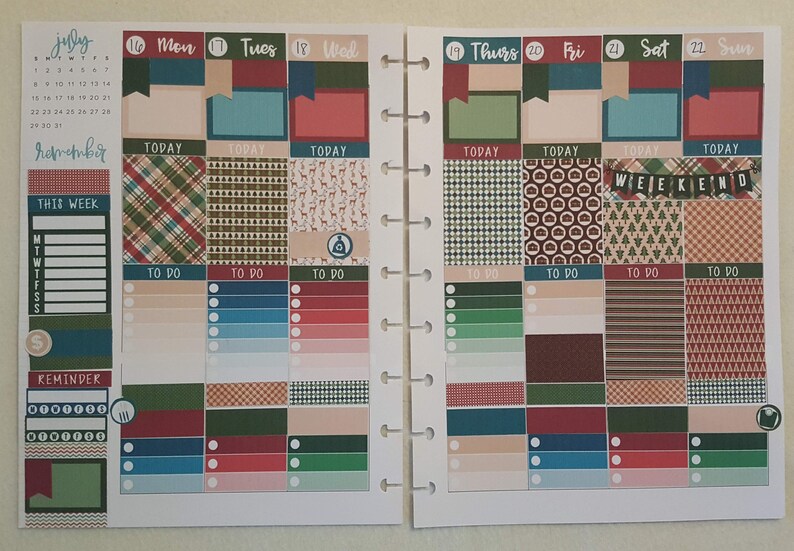 Fall Harvest Printable Planner Stickers Weekly Kit Downloadable Files ...