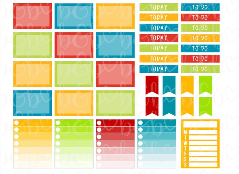 Fall Harvest Printable Planner Stickers Weekly Kit Downloadable Files ...