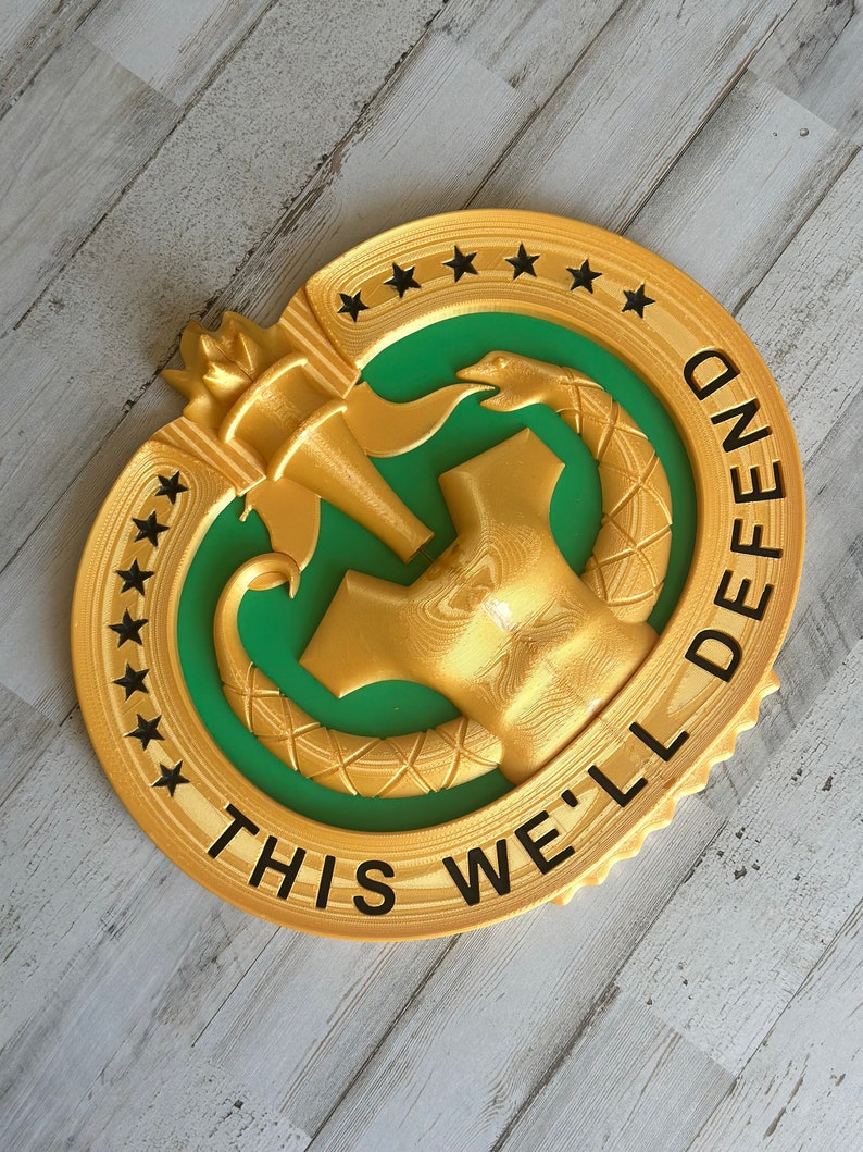 Drill Sergeant Badge 3d Printed - Etsy