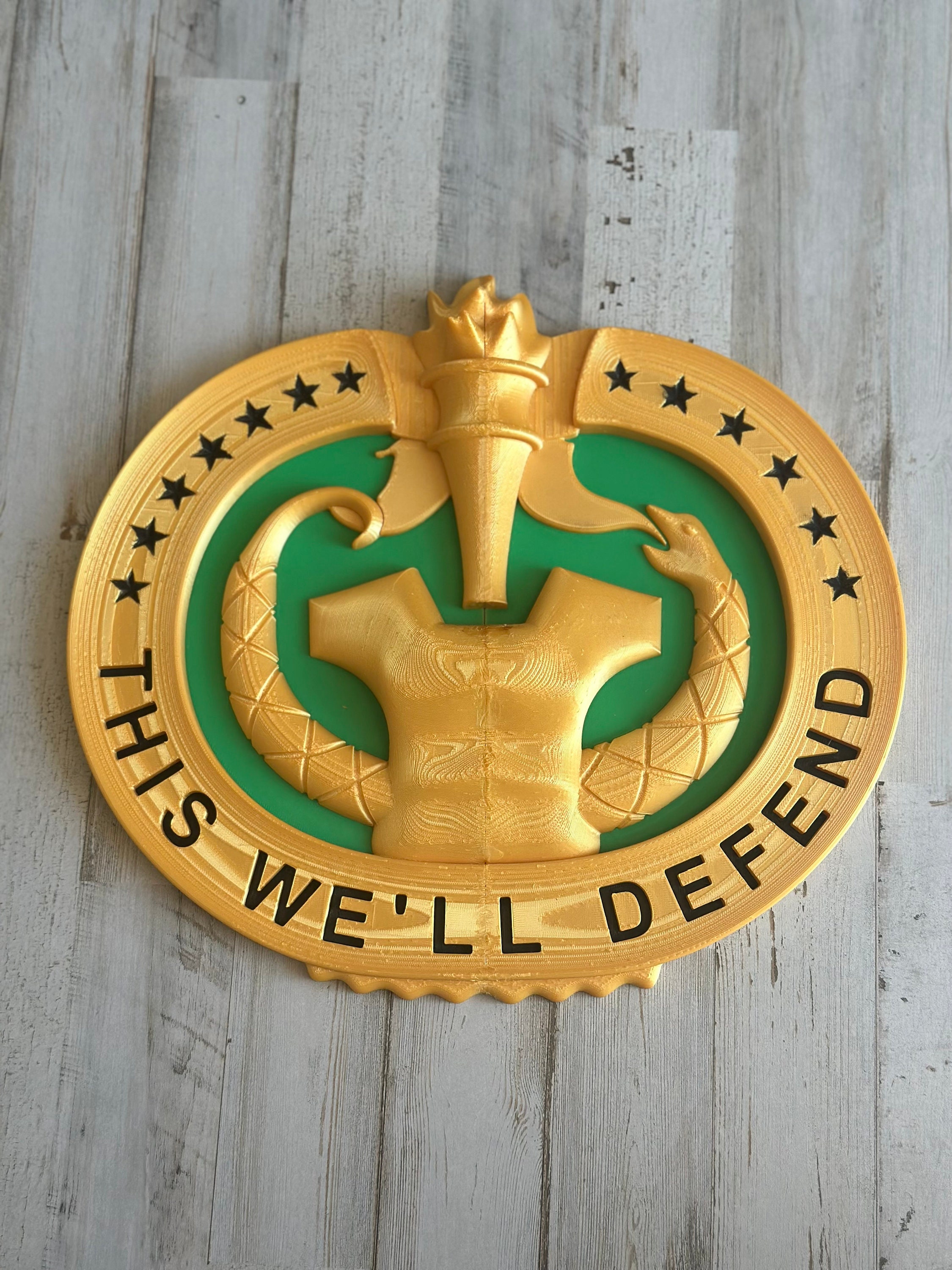 Drill Sergeant Badge 3d Printed - Etsy