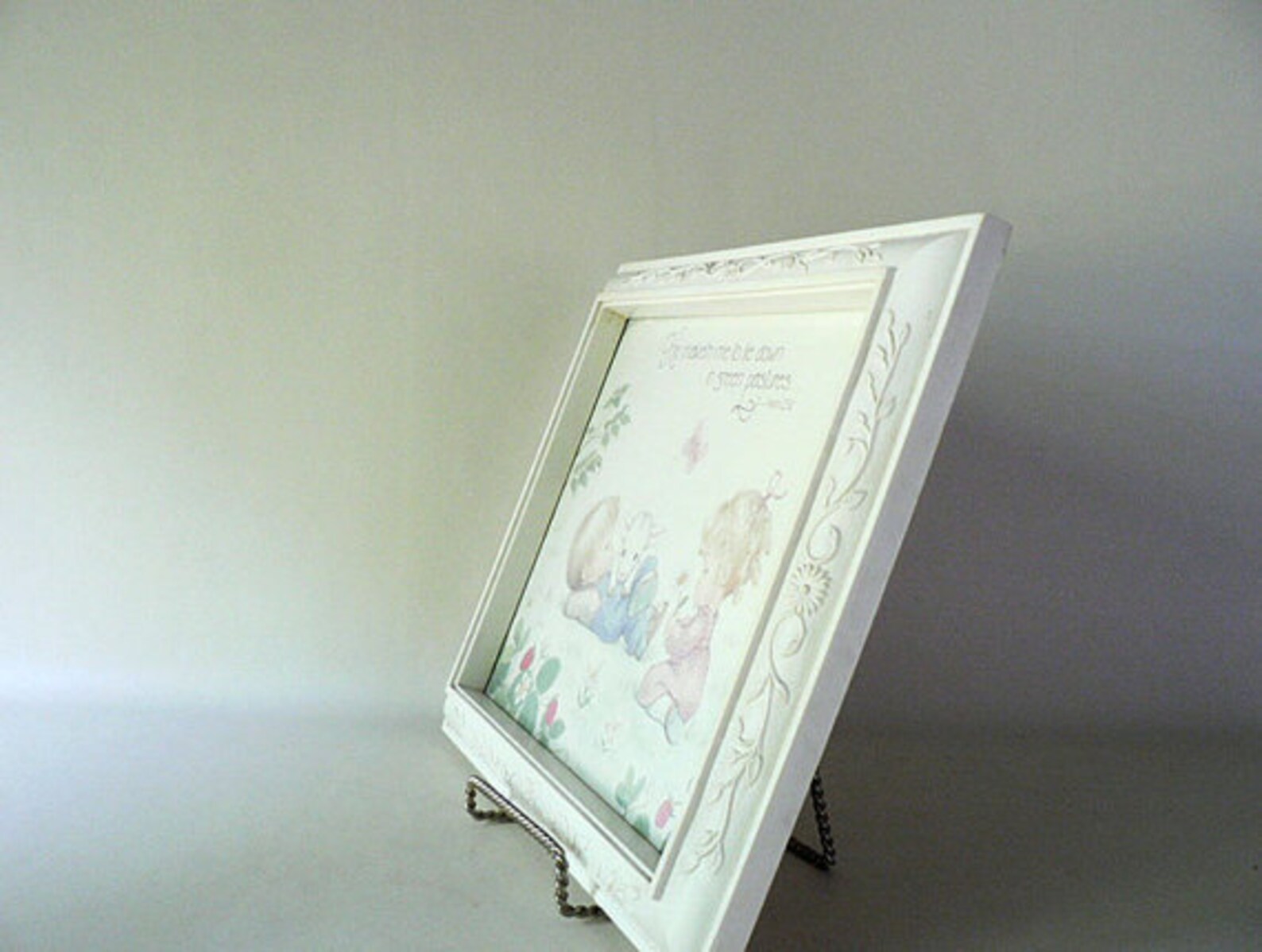 Decorative Baby Room Picture With Ornate off White Frame - Etsy