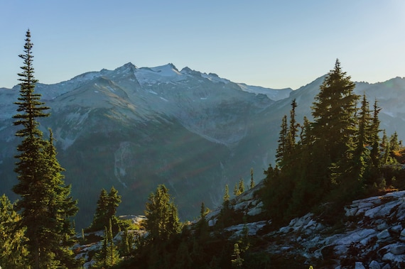 Evergreen State Pacific Northwest Landscape Wahsington | Etsy