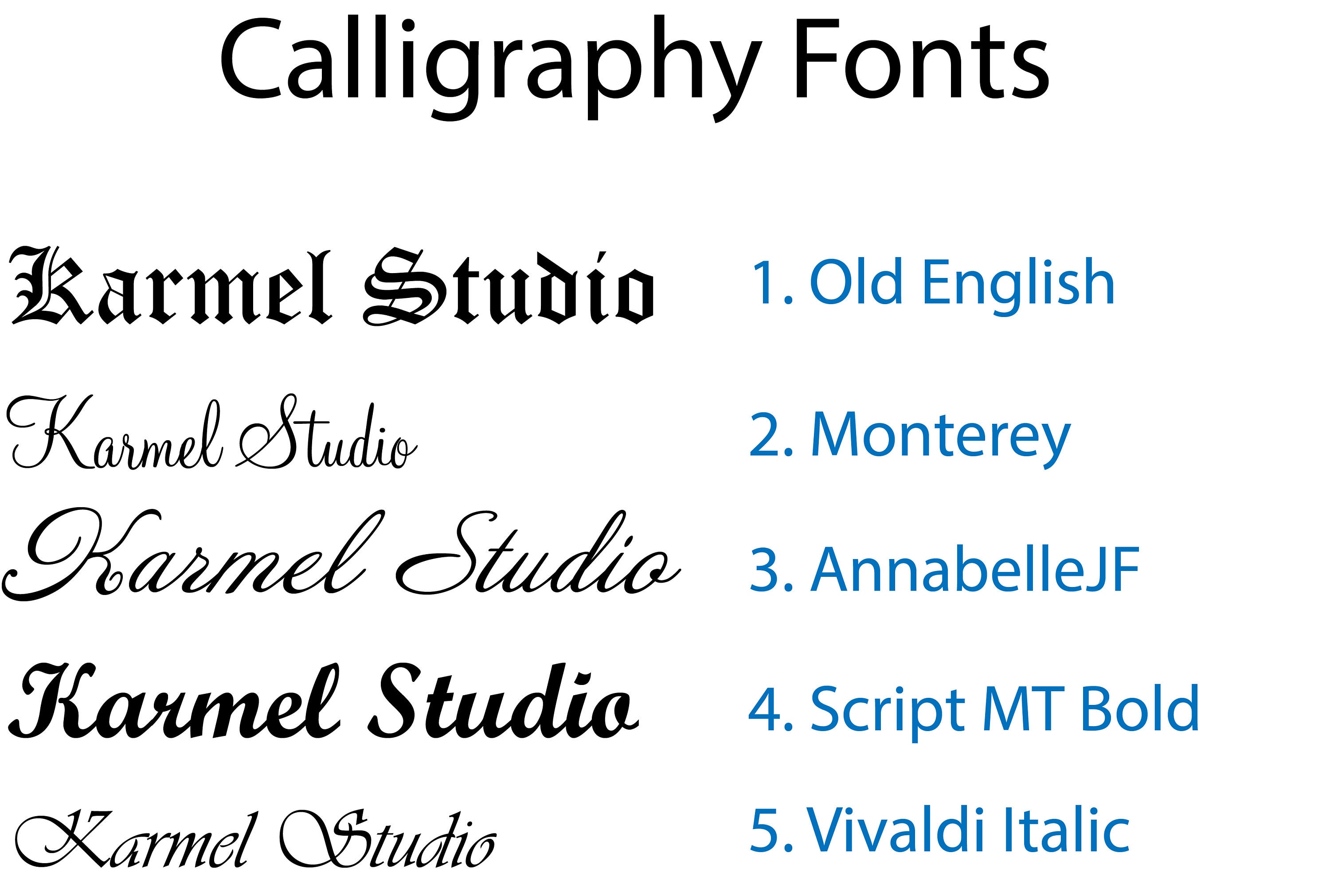 Custom Calligraphy Brass Stamp /script Font Leather Embossing Stamp ...