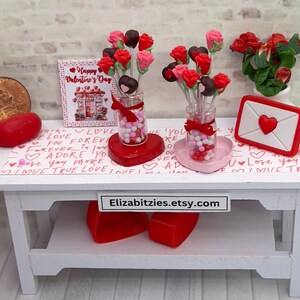 Doll Valentines Hearts and Roses Cake Pops Set - Etsy
