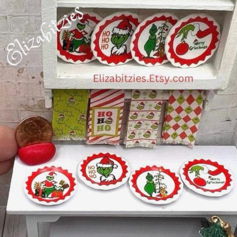 Grinch Plate - Etsy