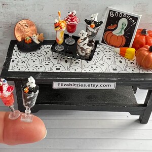 Dollhouse Halloween Spooky Sundaes 1:12 Scale - Etsy
