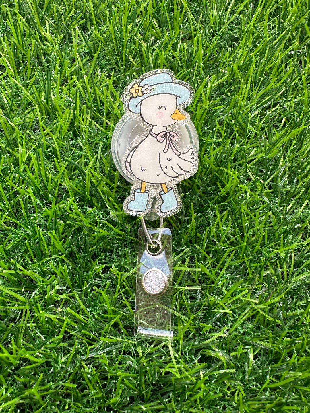 Spring Goose Badge Reel, ID Holder, Retractable Badge Reel, Nurse ID ...