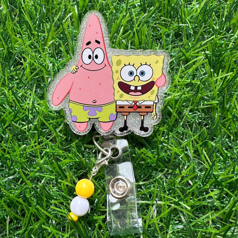 Besties Badge Holder - Etsy