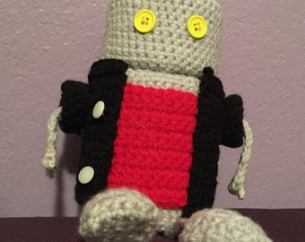 Robot plushie | Etsy
