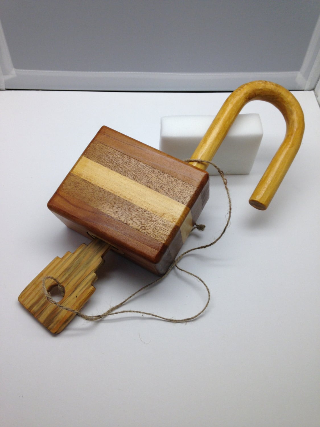 Hardwood Handmade Padlock - Etsy