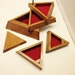 Unique Wooden Handmade Triangle Jewelry/trinket Box - Etsy