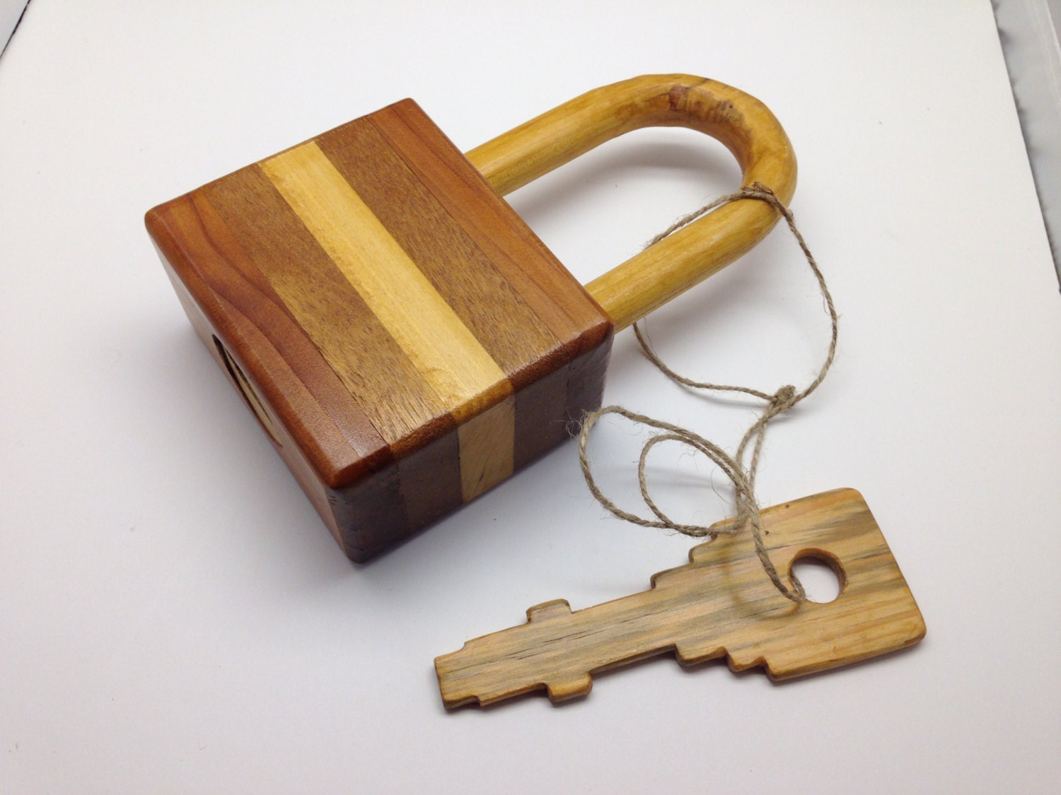 Hardwood, Handmade Padlock - Etsy