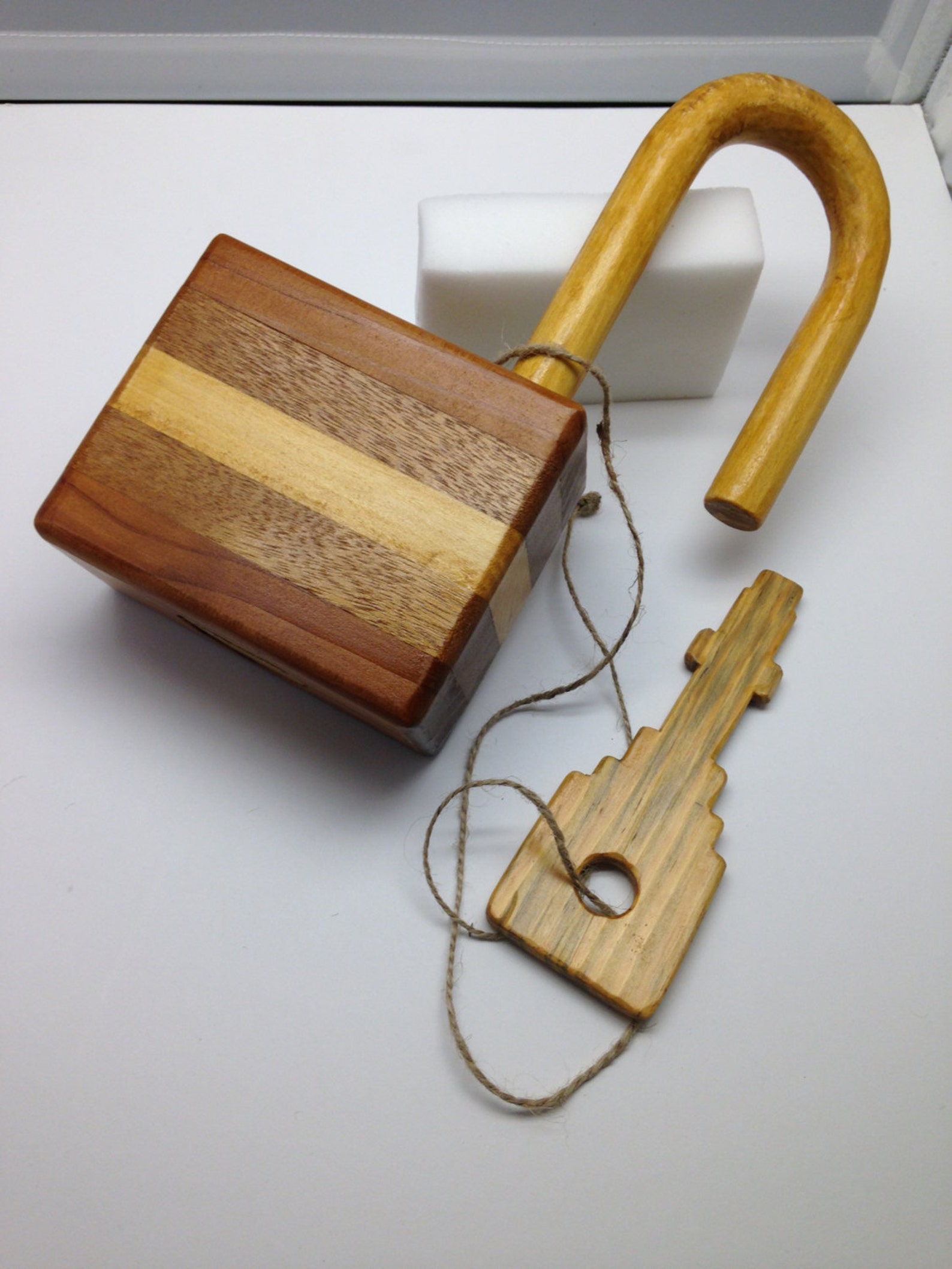 Hardwood Handmade Padlock - Etsy