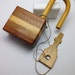 Hardwood, Handmade Padlock - Etsy