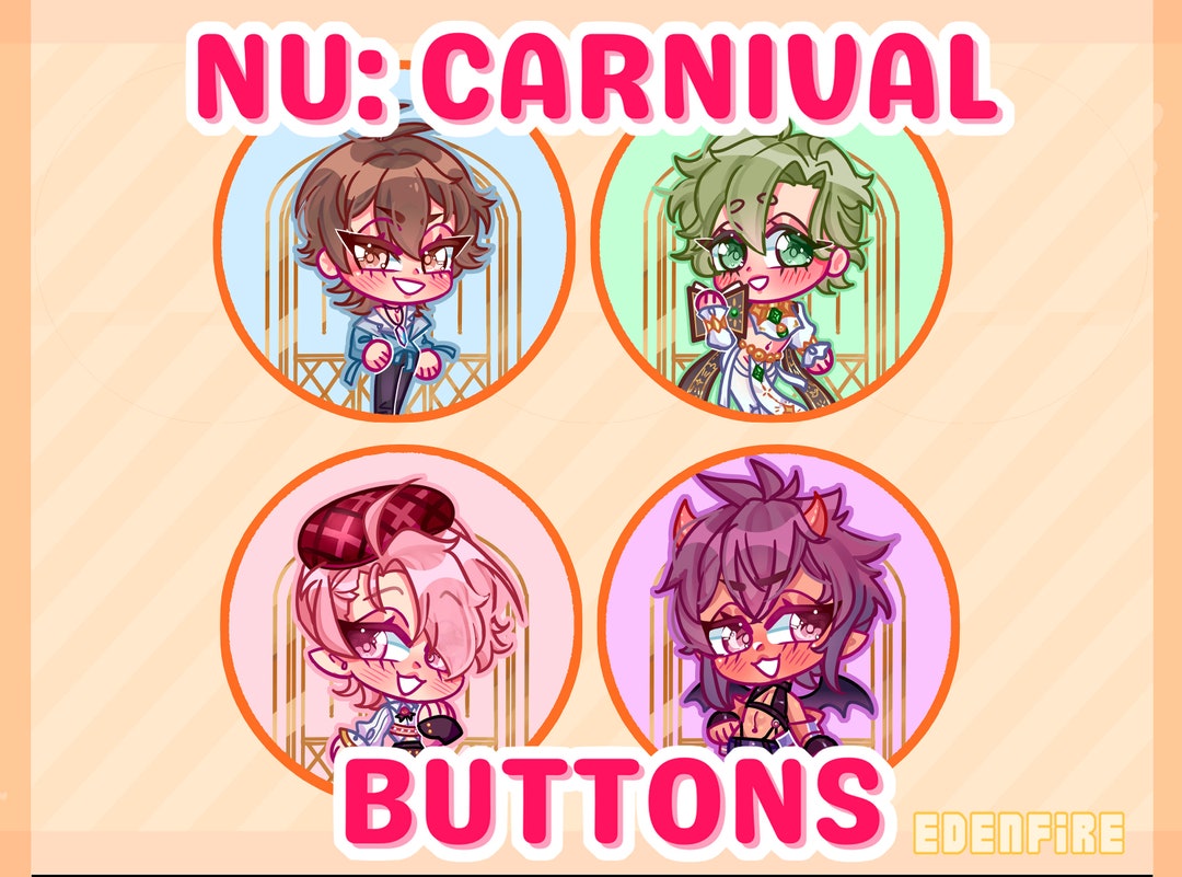 NU: Carnival Buttons - [misc.] - Etsy