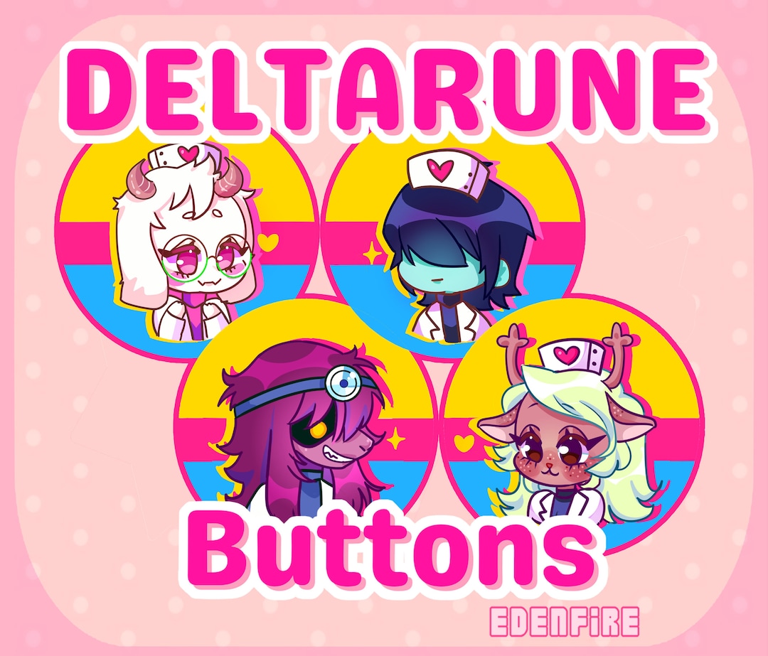 Kralsei & Suselle Buttons - [ DELTARUNE ] - Etsy
